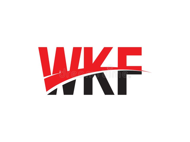 WKF Letter Initial Logo Design Vector Illustration Stock Vector ...