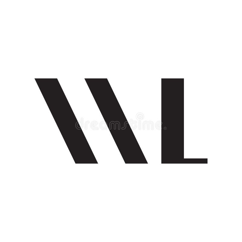 Wl Initial Letter Vector Logo Icon Stock Vector - Illustration of ...
