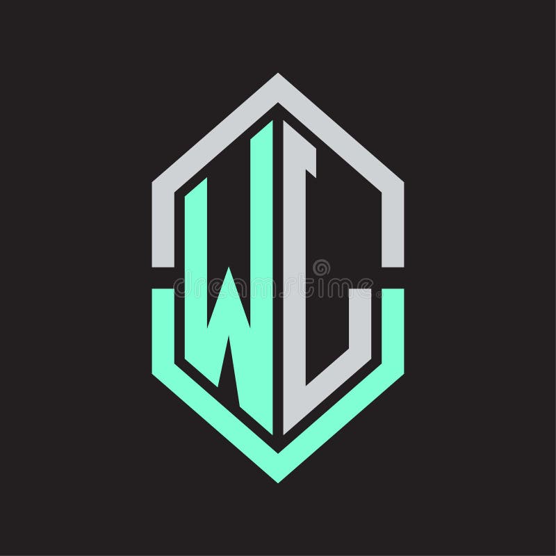 WL Logo Monogram with Hexagon Shape and Outline Slice Style Stock ... WL Logo Monogram with Hexagon Shape and Outline Slice Style Stock ...