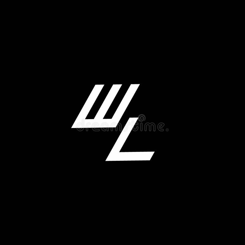 WL Logo Monogram with Up To Down Style Modern Design Template Stock ...