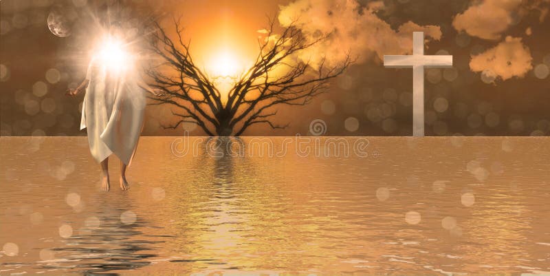 Wlak on Water stock illustration. Illustration of high - 11973351