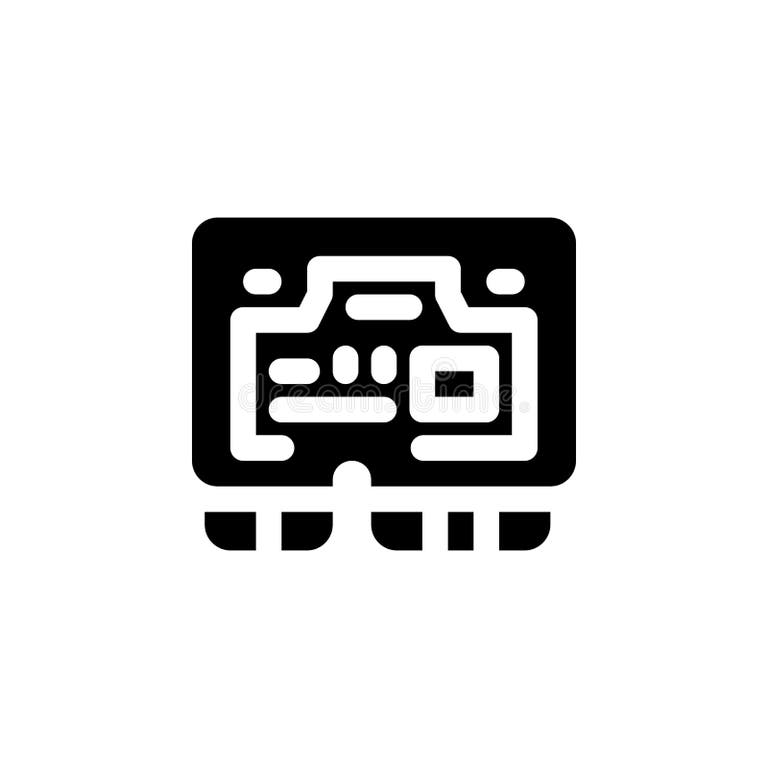 Wlan Card Vector Icon. Computer Component Icon Solid Style. Perfect Use ...