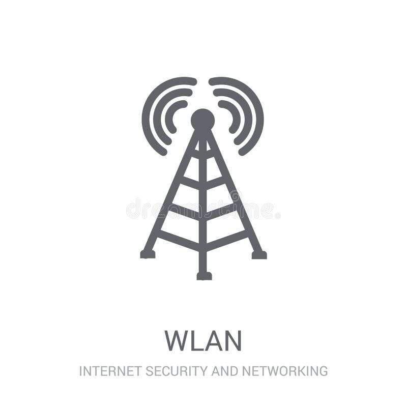 Wlan Icon. Trendy Wlan Logo Concept on White Background from Int Stock ...