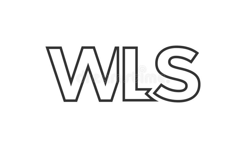 WLS Logo Design Template with Strong and Modern Bold Text. Initial ...