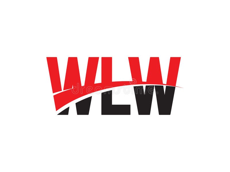 WLW Letter Initial Logo Design Vector Illustration Stock Vector ...