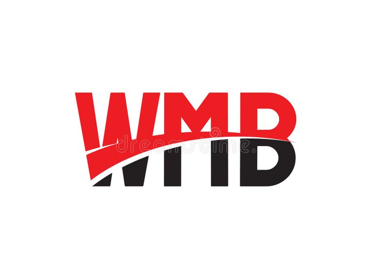 WMB Letter Initial Logo Design Vector Illustration Stock Vector ...
