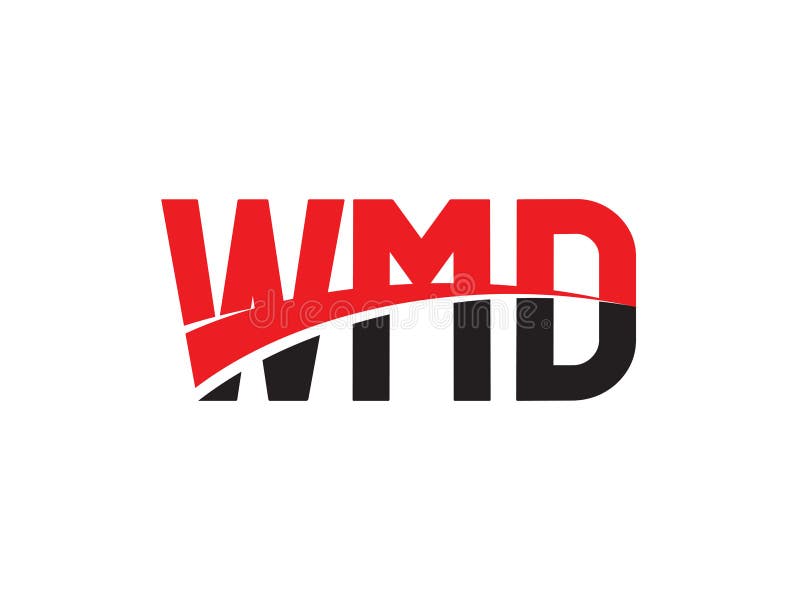 WMD Letter Initial Logo Design Vector Illustration Stock Vector ...