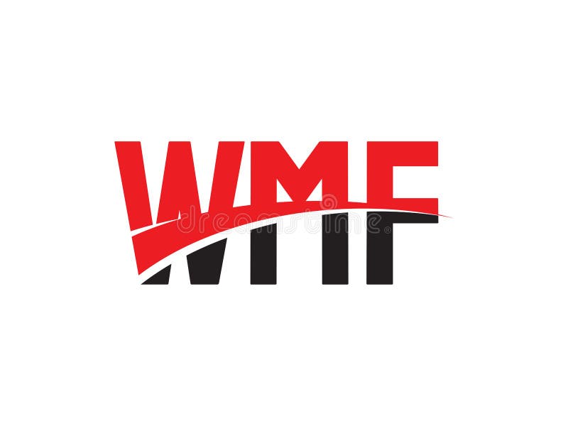WMF Letter Initial Logo Design Vector Illustration Stock Vector ...