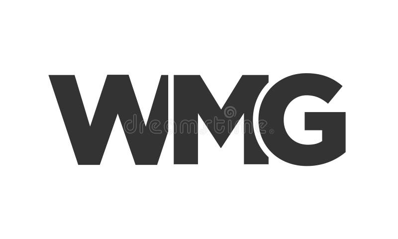 WMG Logo Design Template with Strong and Modern Bold Text. Initial ...