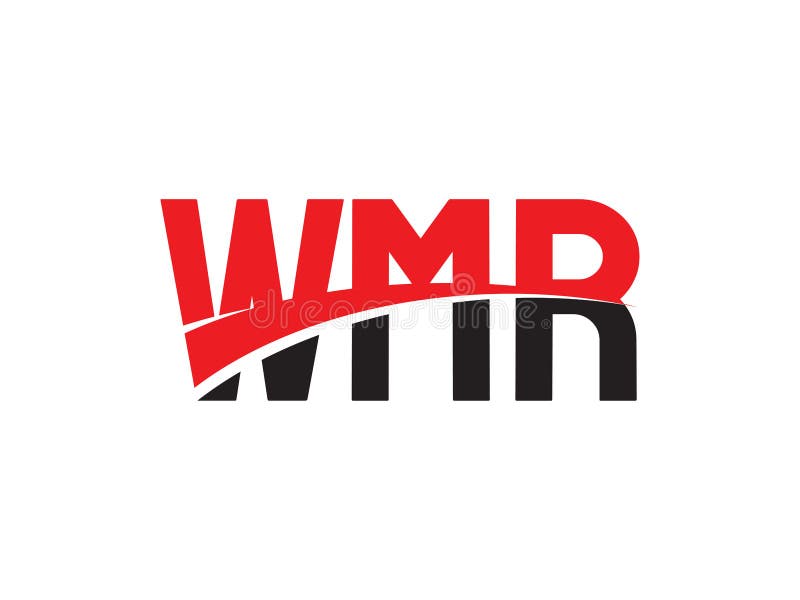 WMR Letter Initial Logo Design Vector Illustration Stock Vector ...