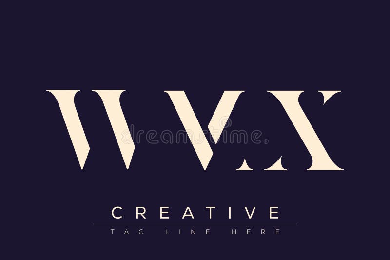 WMX Abstract Letter Logo Design Stock Vector - Illustration of logo ...