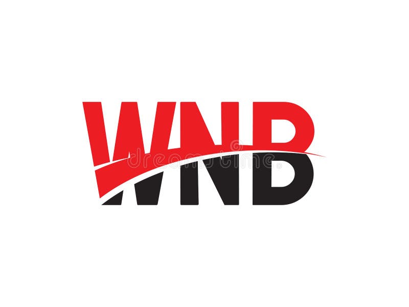 WNB Letter Initial Logo Design Vector Illustration Stock Vector ...