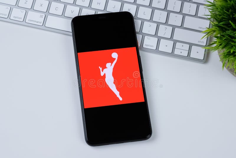 WNBA App Logo on a Smartphone Screen. Editorial Stock Photo - Image of ...