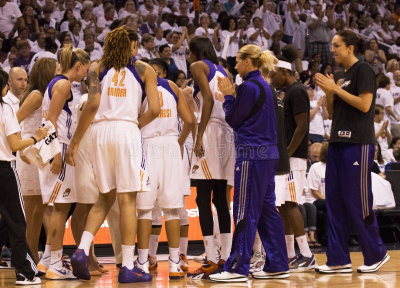 WNBA Phoenix Mercury Win Round One Dos Finais Fotografia Editorial ...