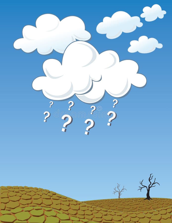 Wo der Regen ist vektor abbildung. Illustration von erhaltung - 10287695