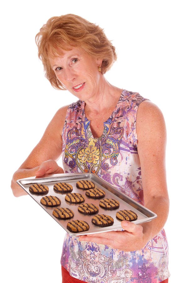 Chef Taking Cookies Out of Oven Stock Photo - Image of cooking, kitchen ...