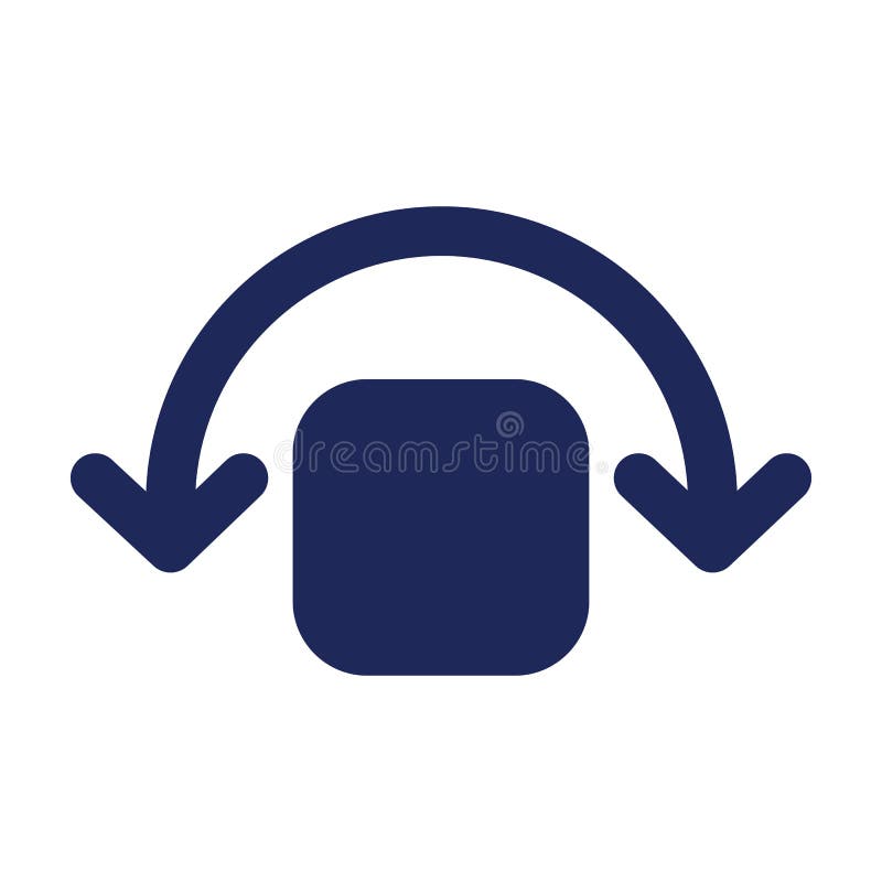 Wobble Animation Black Pixel Perfect Solid Ui Icon Stock Vector ...