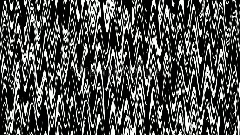 Wobbly Static Animation Texture Zig Zag Motion Stock Footage - Video of ...