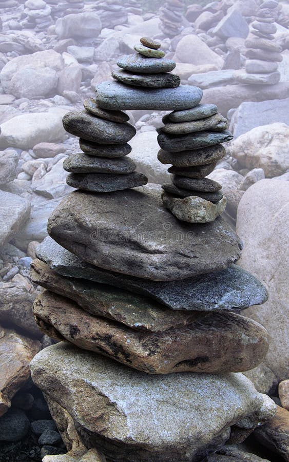 Wobbly stone structure stock image. Image of nature, expectations ...