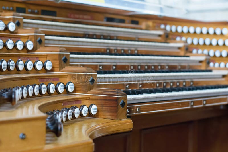 Wooden Musical Instrument Organ Face Stock Photo - Image of instrument ...