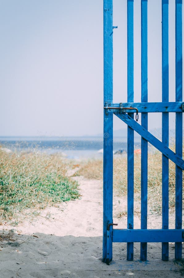 Woden gate stock photo. Image of obsolete, grass, forest - 34632106
