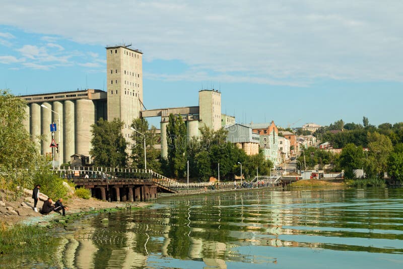 Wodny teren Don rzeka obraz stock editorial. Obraz złożonej z eksport ...
