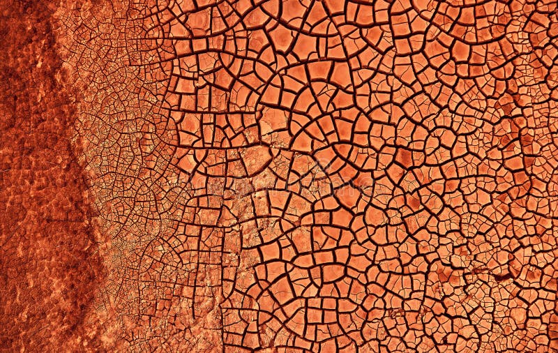 Woestijn. Luchtaanzicht Van Een Prachtige Scheuren Op De Grond ... Woestijn. Luchtaanzicht Van Een Prachtige Scheuren Op De Grond ...