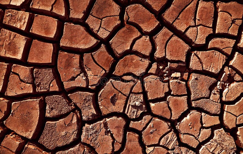 Woestijn. Luchtaanzicht Van Een Prachtige Scheuren Op De Grond ... Woestijn. Luchtaanzicht Van Een Prachtige Scheuren Op De Grond ...