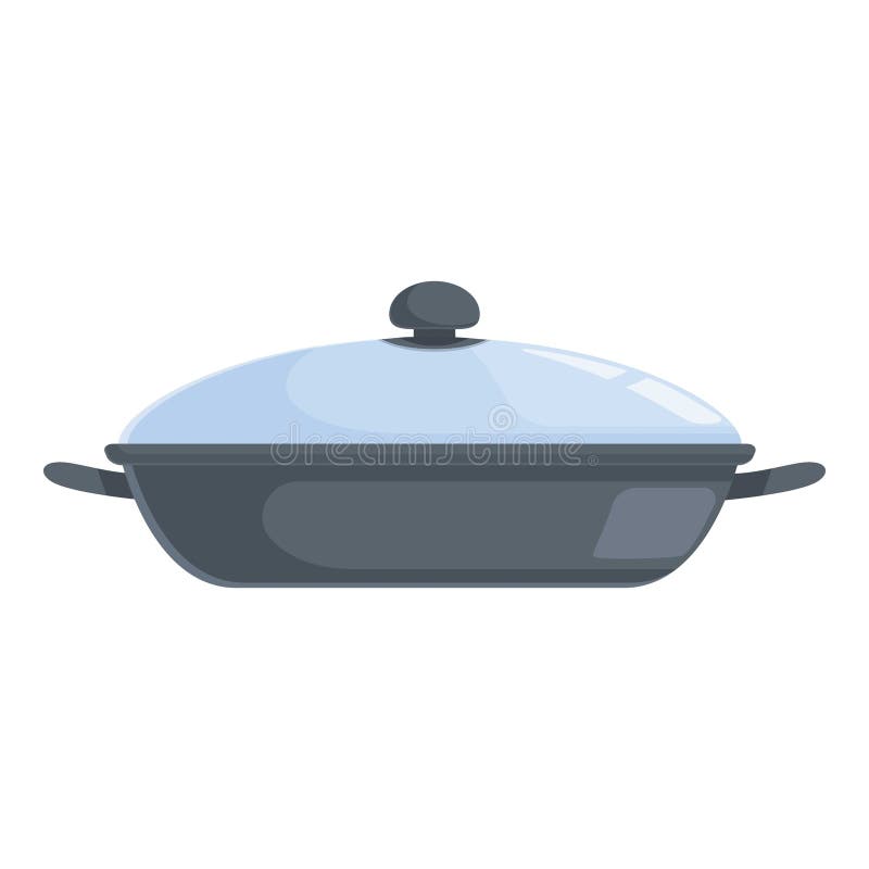 Wok Frying Pan Icon Cartoon Vector. Food Handle Stock Vector ...