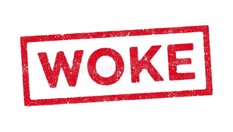 Woke red ink stamp stock vector. Illustration of alert - 232428997