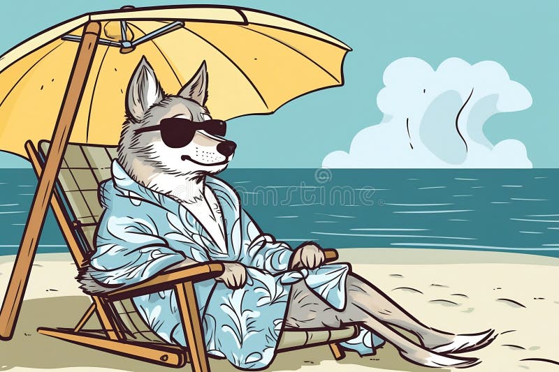 Wolf Beach Stock Illustrations – 106 Wolf Beach Stock Illustrations ...