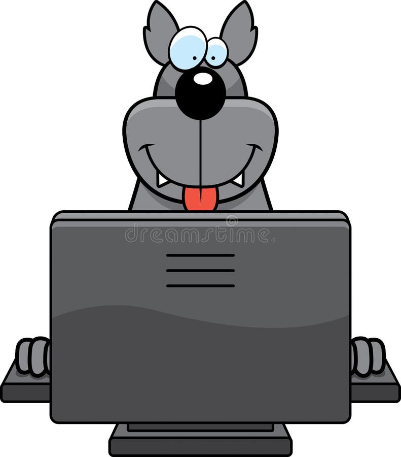 Angry Wolf stock vector. Illustration of unhappy, animal - 7494591