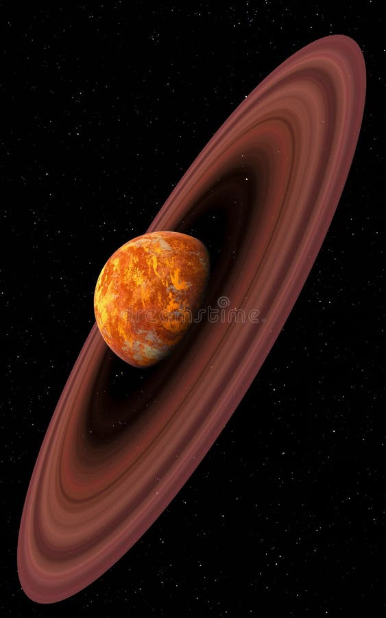 Planet Wolf 1061d Exoplanet Orbiting the Red Dwarf Star Wolf 1061 Stock ...