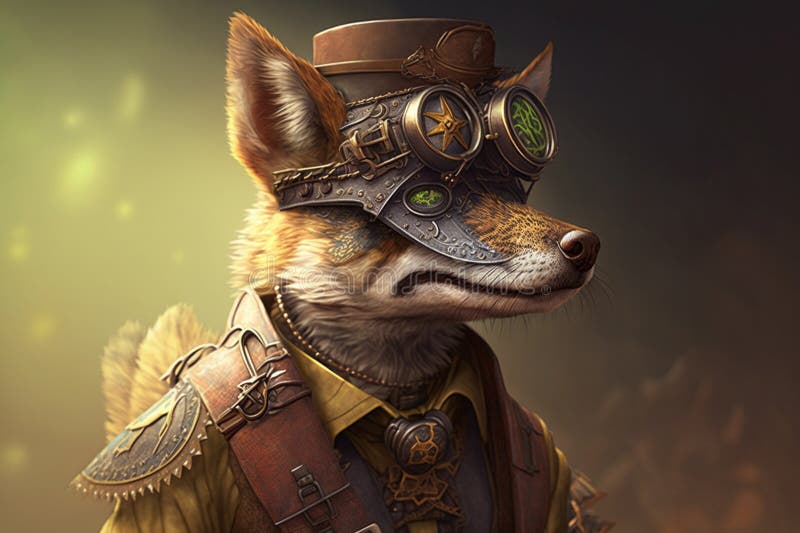 Steampunk Wolf Stock Illustrations – 58 Steampunk Wolf Stock ...