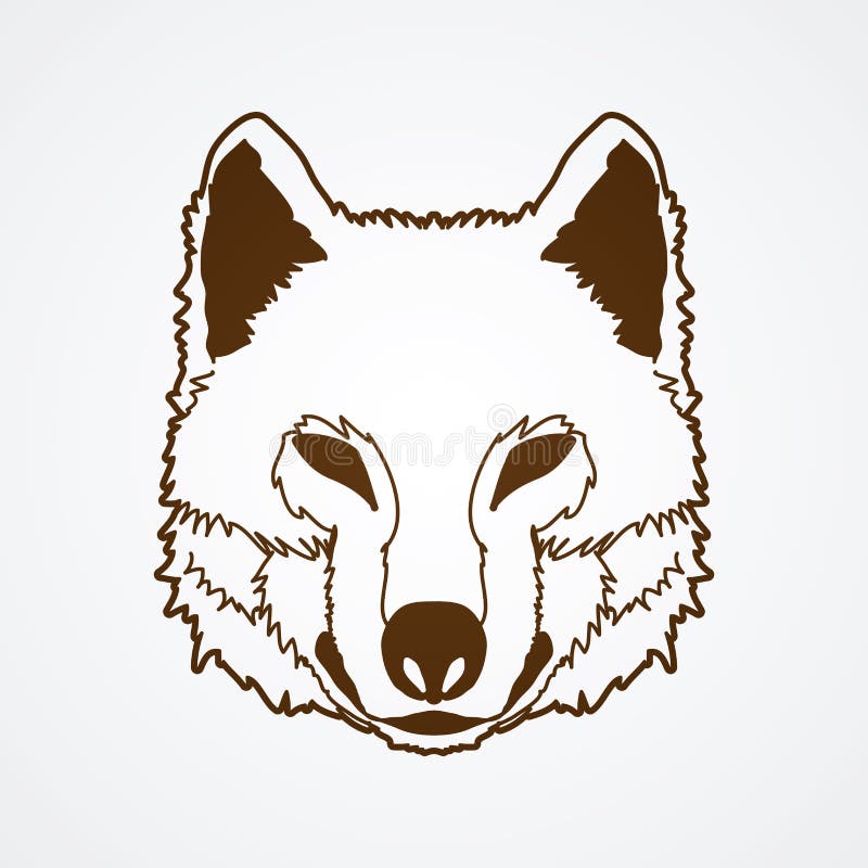 Wolf Outline Face Stock Illustrations – 2,371 Wolf Outline Face Stock ...