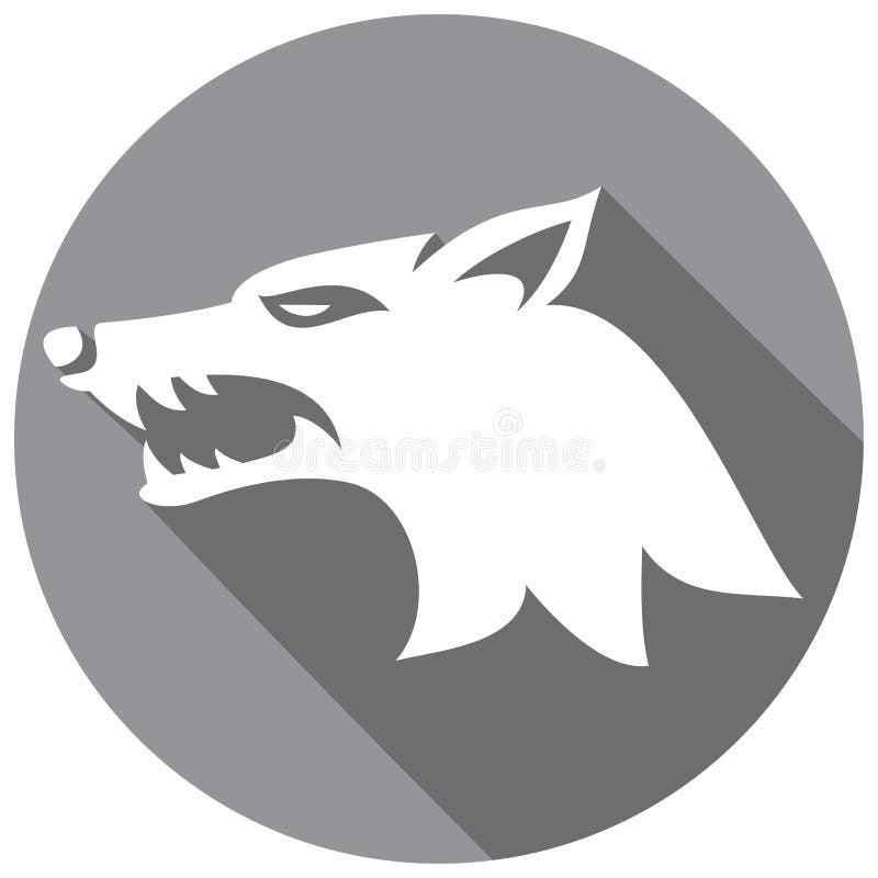 Wolf Face Symbol Icon Vector Illustration Stock Vector - Illustration ...