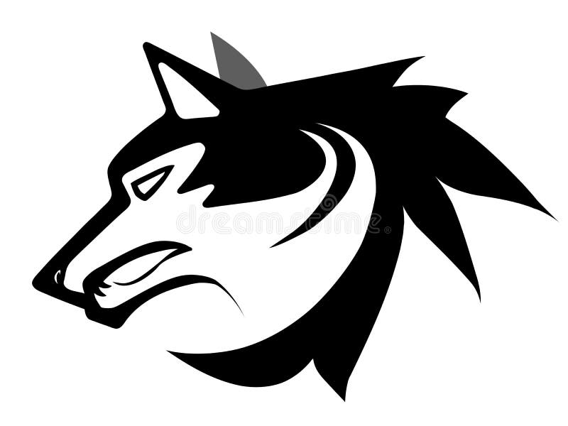 Wolf Outline Face Stock Illustrations – 3,398 Wolf Outline Face Stock ...