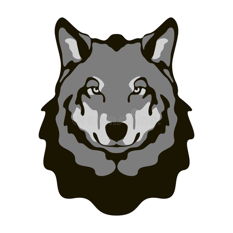 Wolf Outline Face Stock Illustrations – 3,398 Wolf Outline Face Stock ...