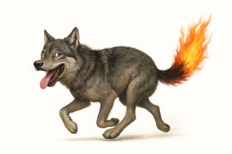 Wolf Running Away Stock Photos - Free & Royalty-Free Stock Photos from ...