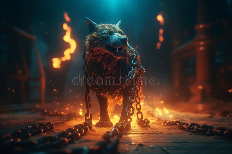 Fantasy Fire Wolf Stock Illustrations – 1,108 Fantasy Fire Wolf Stock ...