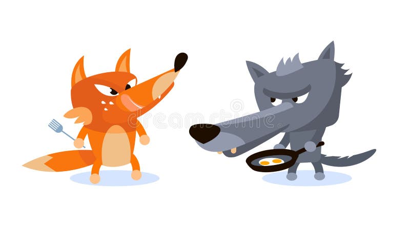 Clipart Of Wolf Eating