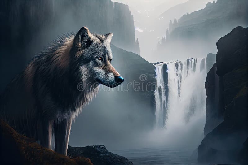 Wolf Gazing Stock Illustrations – 133 Wolf Gazing Stock Illustrations ...