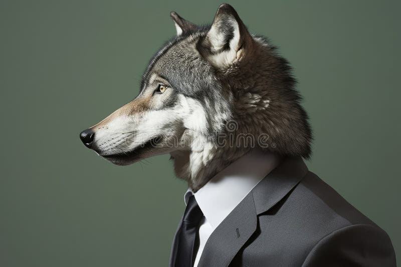 Wolf, Generative AI stock illustration. Illustration of generative ...