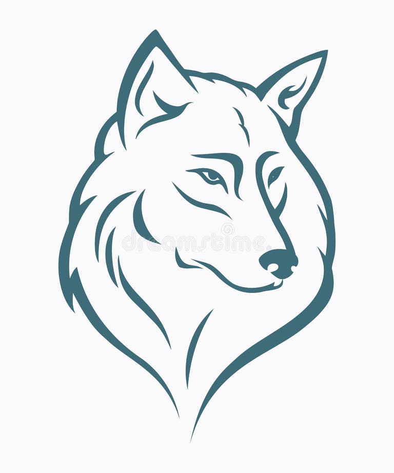 Dog Wolf Head Stock Illustrations – 26,183 Dog Wolf Head Stock ...