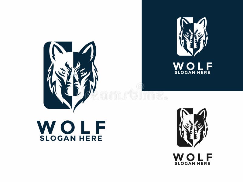 Wolf Head Apps Logo Inspiration. Wolf Head Logo Vector Icon ...