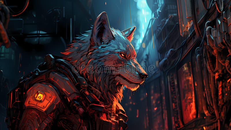 Wolf Materializes Stock Illustrations – 6 Wolf Materializes Stock ...