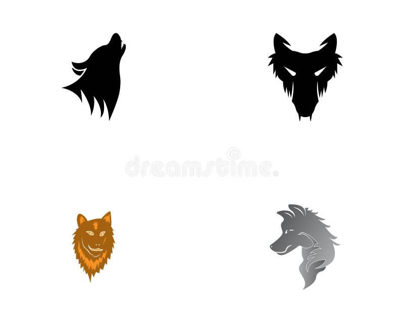 Wolf Head Icon And Symbol Vector Illustration Stock Vector ...