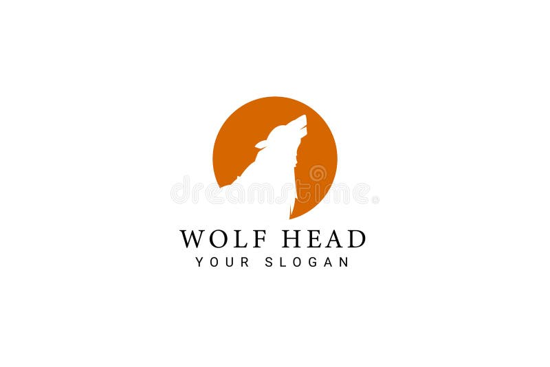 Wolf Head Logo Vector stock vector. Illustration of vector - 273824544