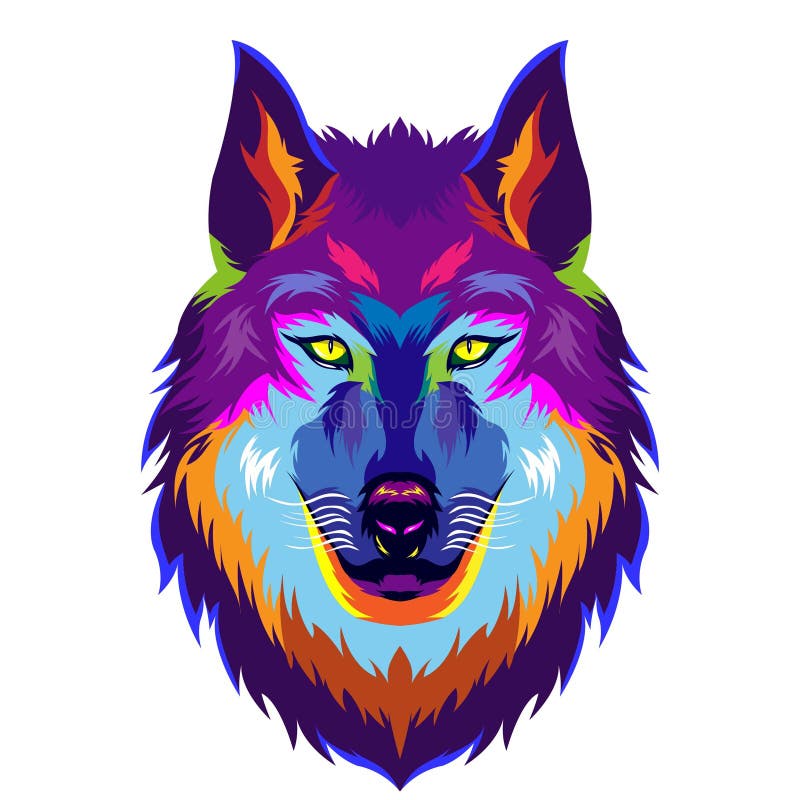 Pop Art Wolf Stock Illustrations – 345 Pop Art Wolf Stock Illustrations ...