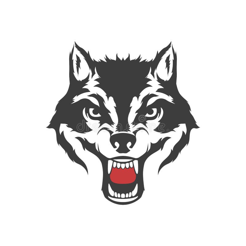 Wolf head symbol stock vector. Illustration of isolated - 109052222